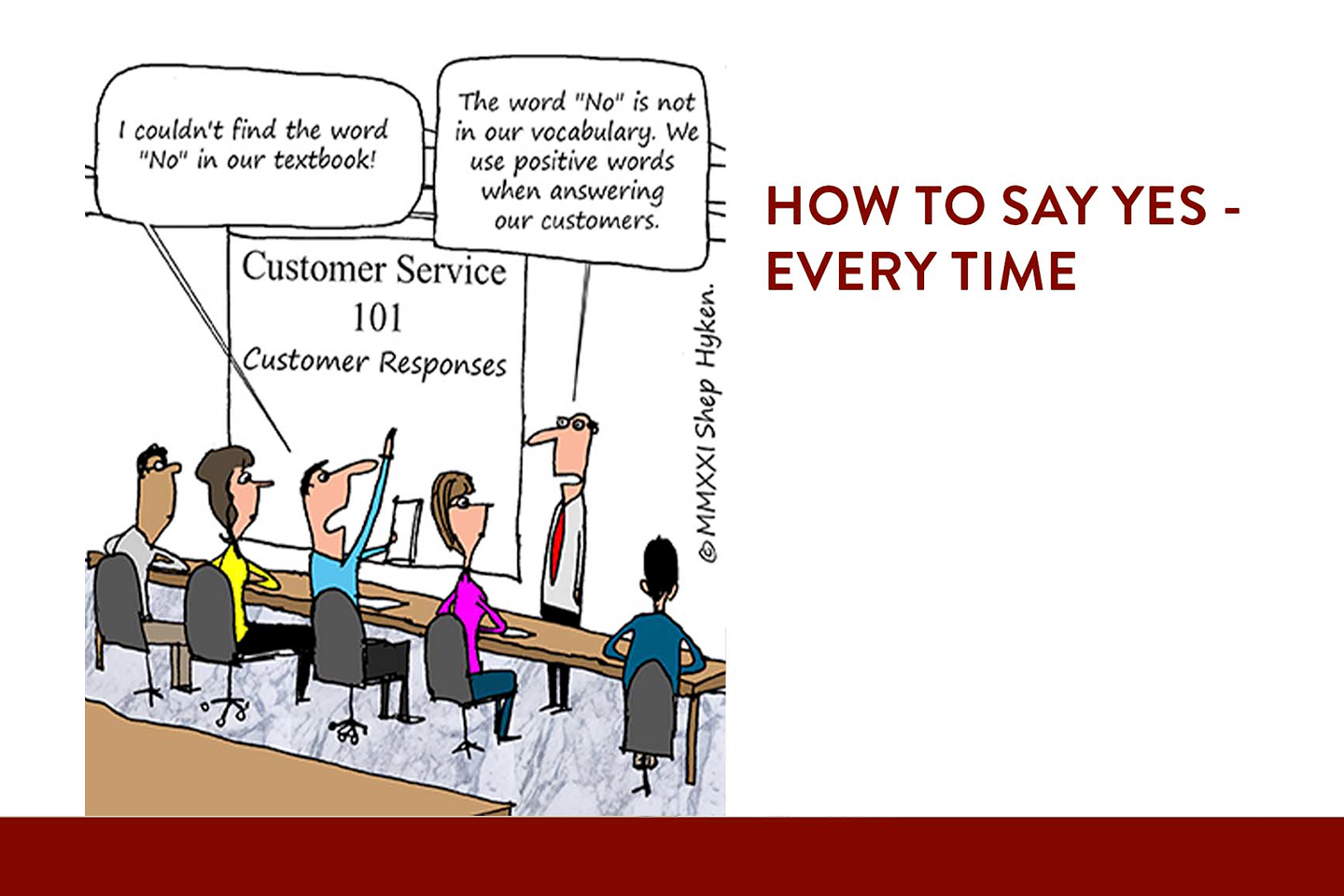 How To Say Yes Every Time - The LIS Group